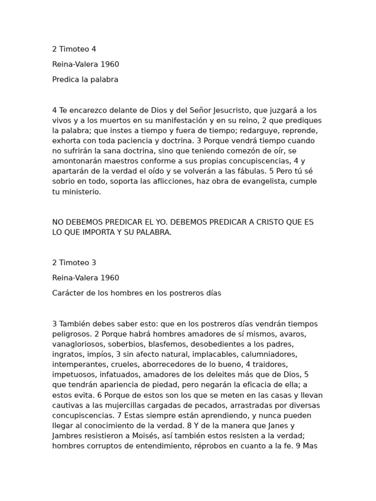 NO DEBEMOS PREDICAR EL YO | PDF | Cristo (título) | Creencia religiosa ...