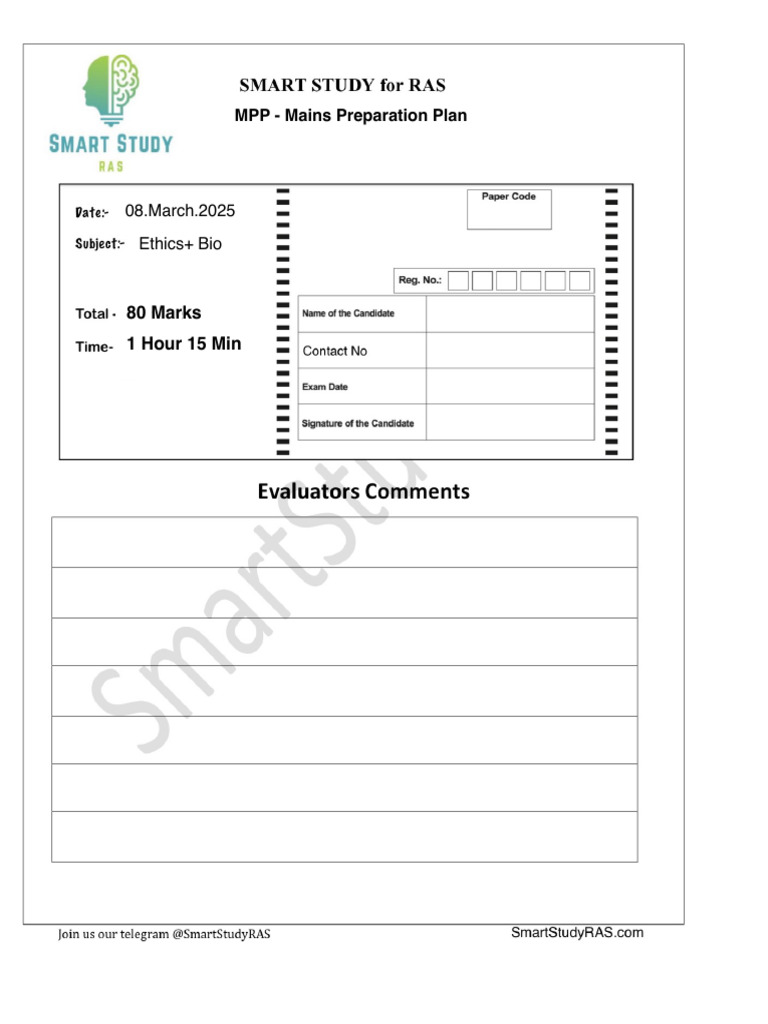 Ethics Plus Biology Paper | PDF