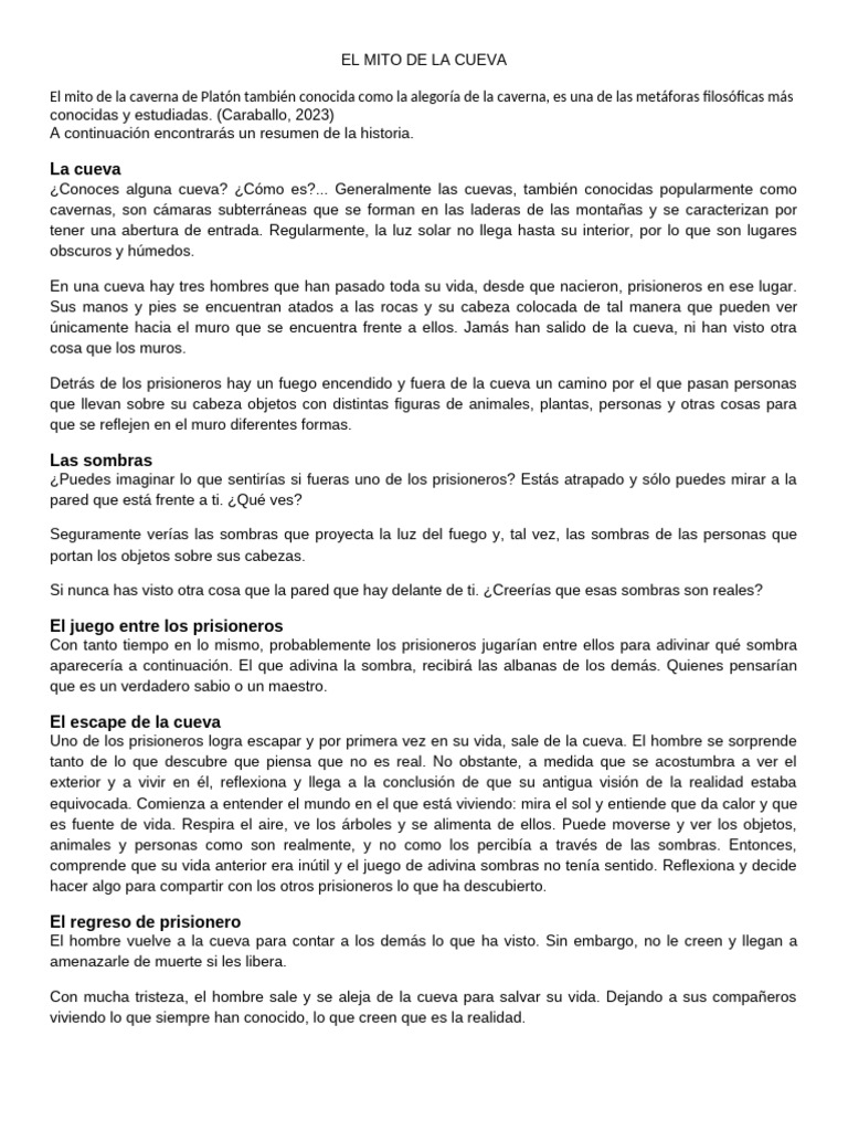 El Mito de La Cueva | PDF