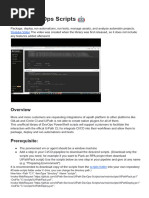 UiPath-ADPv1 Cheat Sheet - Remote Debugging | PDF | Installation (Computer Programs) | Debugging