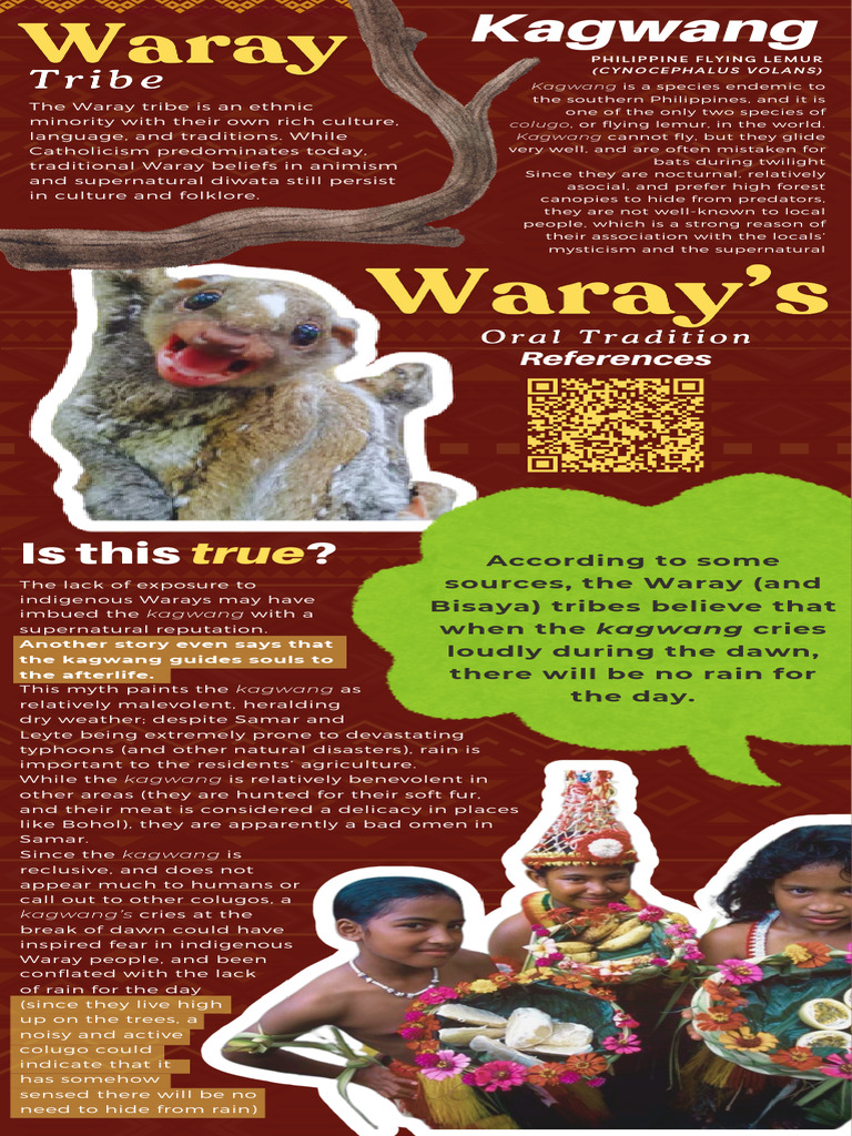 Waray Tribe Beliefs on Kagwang Myths | PDF