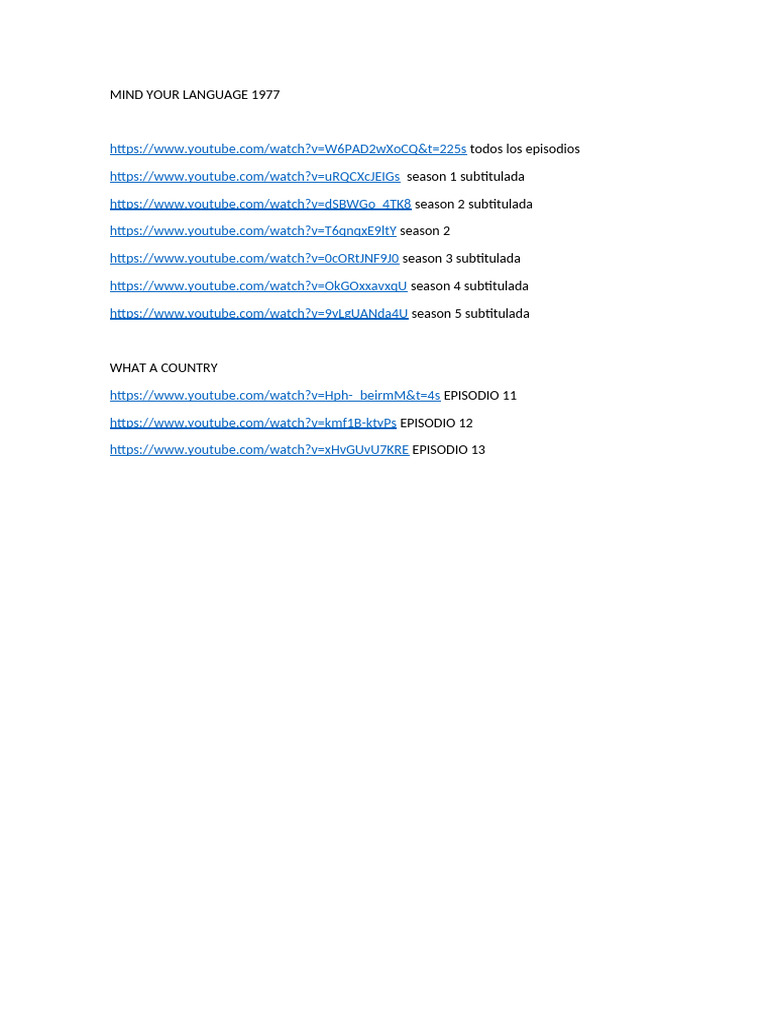 Mind Your Language 1977 | PDF