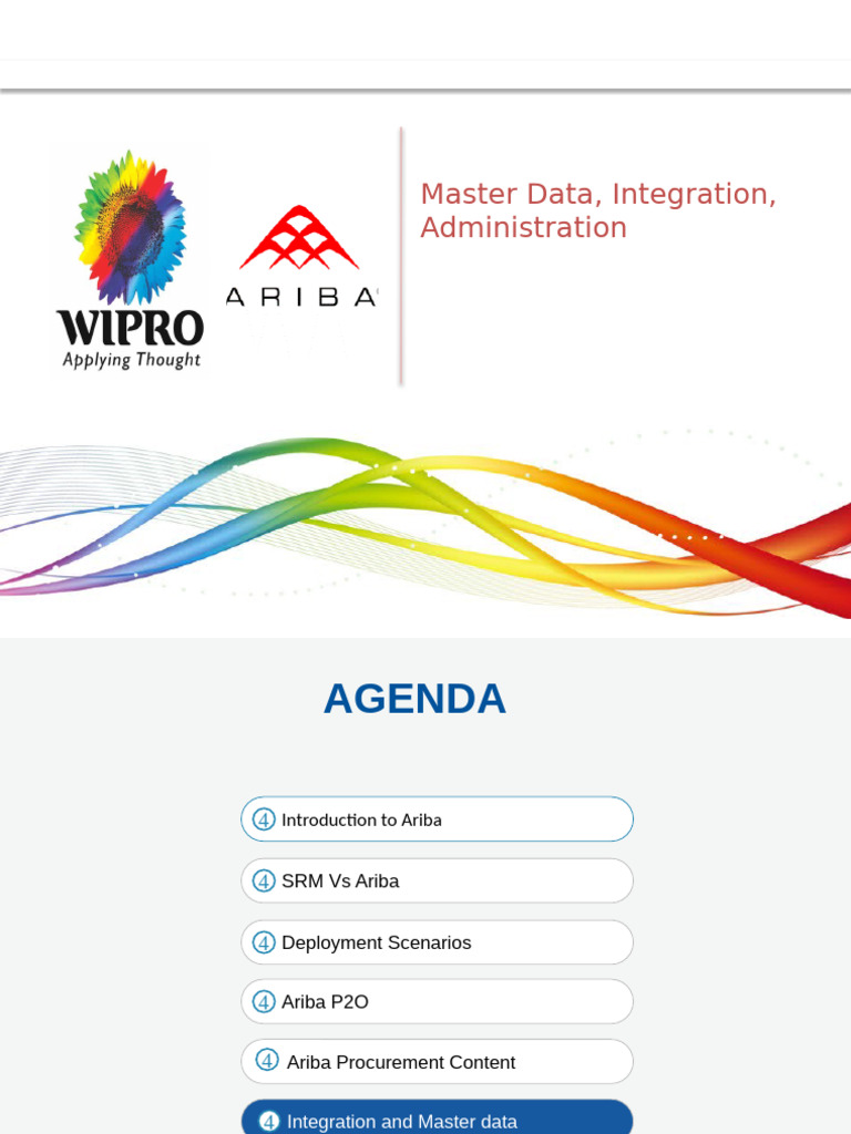 Ariba Master Data Integration Overview | PDF | Web Service | Invoice