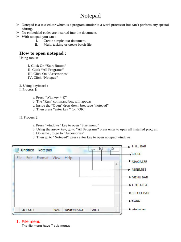 notpad | PDF | Software | Text