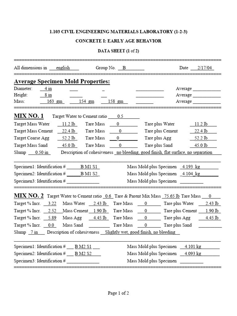 Group B | PDF | Concrete | Civil Engineering
