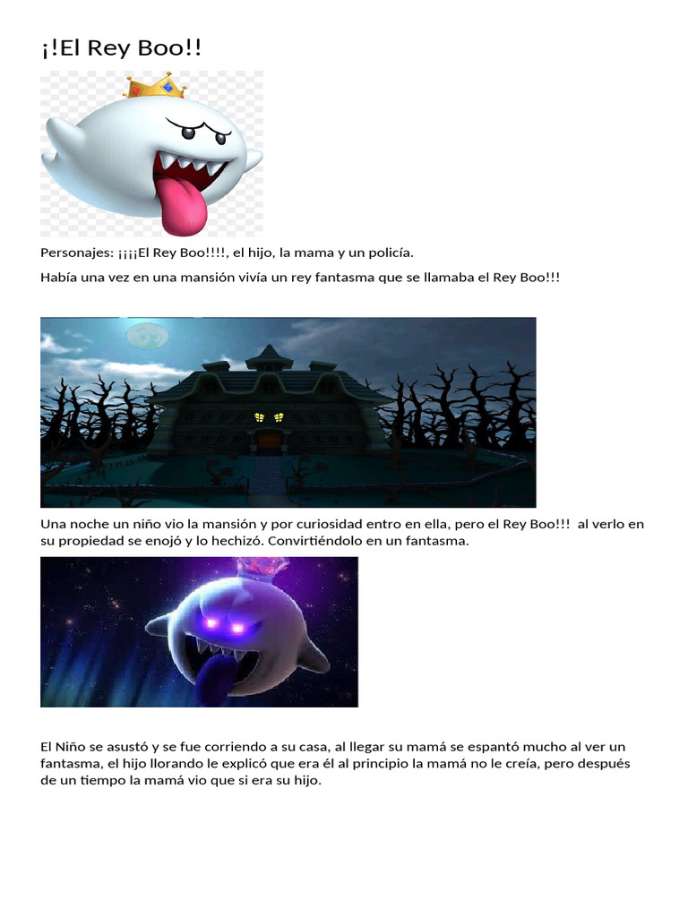 Cuento Rey Boo | PDF