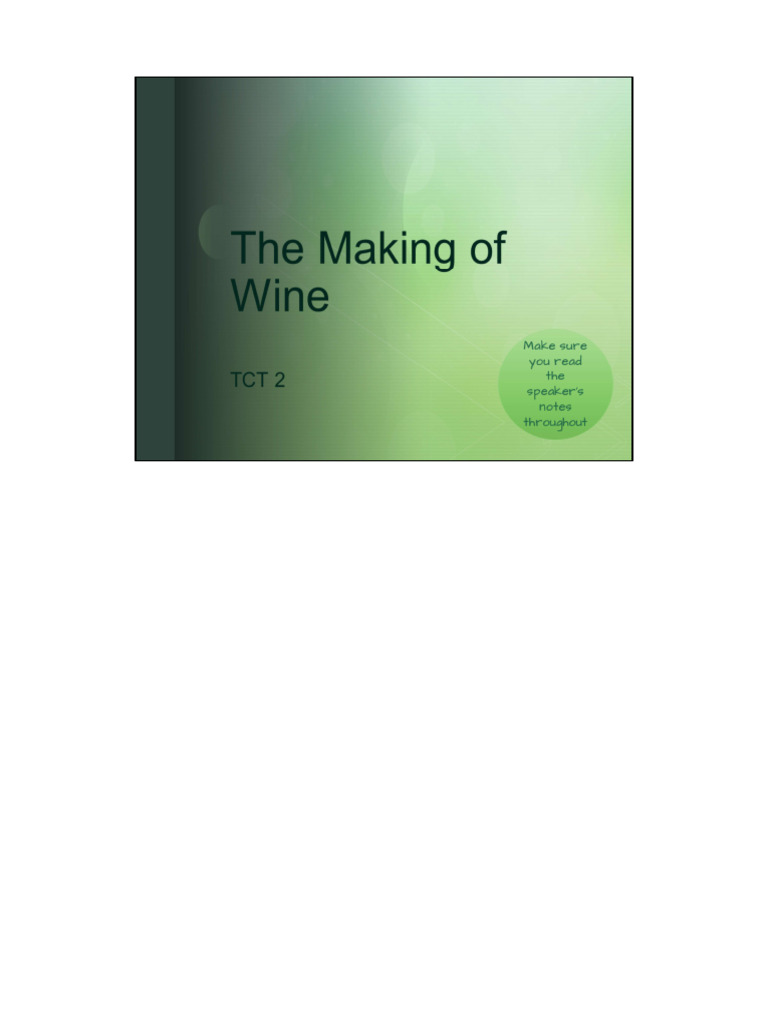 Red and White Wine Making Process | PDF | Winemaking | Fermentation In ...