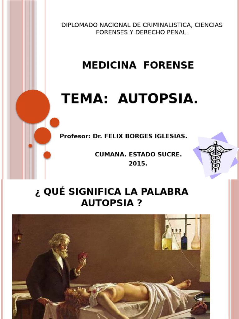 AUTOPSIA | PDF | Autopsia | Descomposición