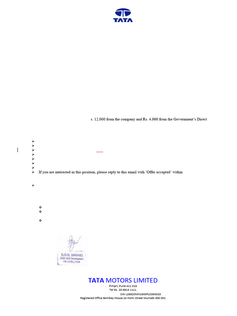 Tata | PDF | Apprenticeship