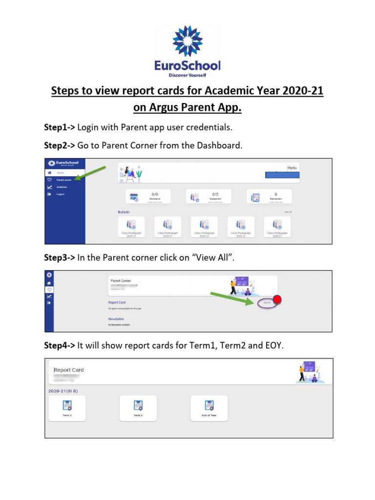 View Report Cards on Parent App | PDF