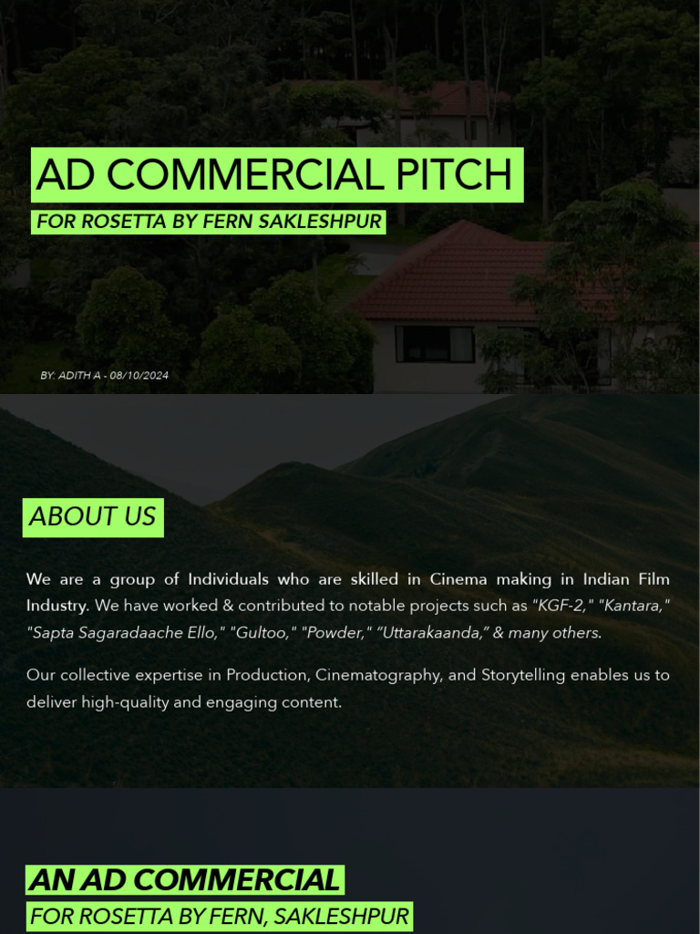 AD Pitch X Rosetta | PDF