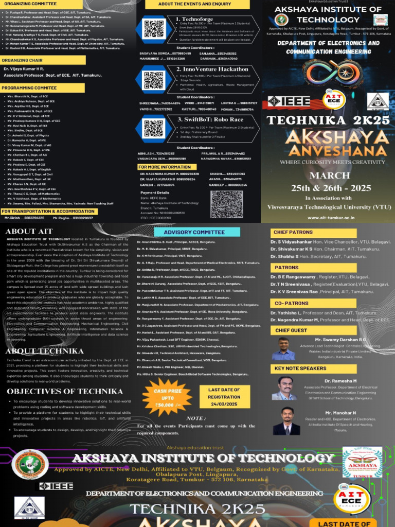 Technika 2K25 - Akshaya Anvesha | PDF