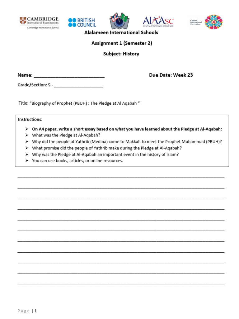 Biography of Prophet: Al-Aqabah Pledge | PDF