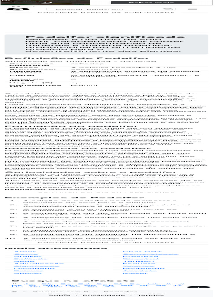 Pedalfer - Significado, Definições e Exemplos | PDF | Solo | Geociências