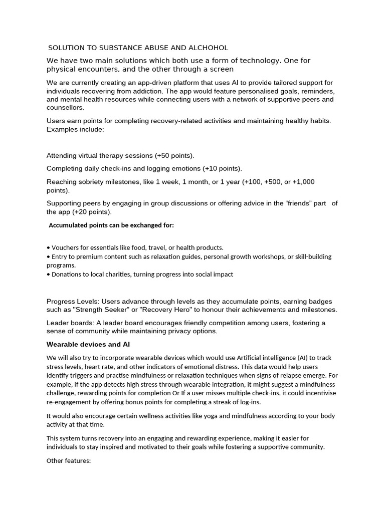 Solution To Substance Abuse and Alchohol | PDF | Mindfulness ...