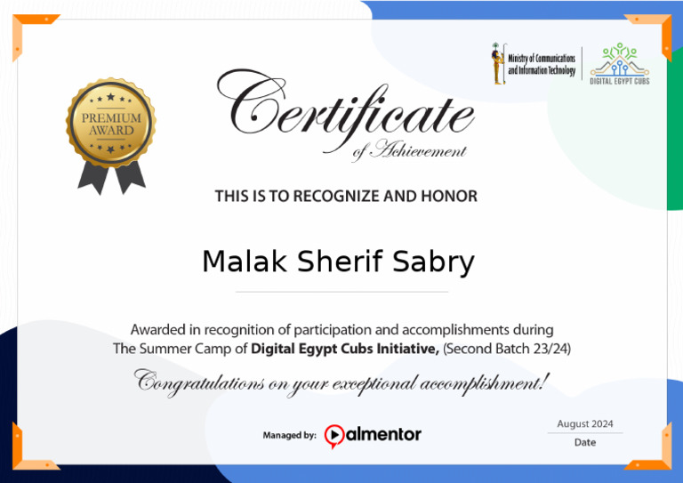 Malak Sherif Sabry Profile Overview | PDF