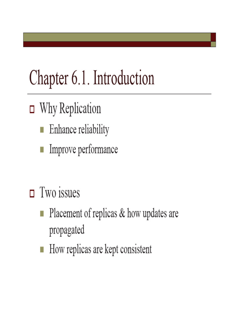 consistency and replication | PDF | Replication (Computing) | Cache (Computing)