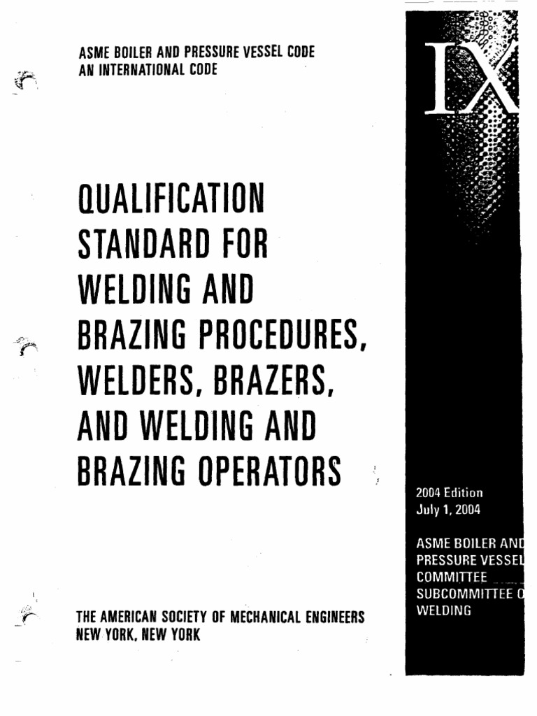 Asme Section Ix | PDF