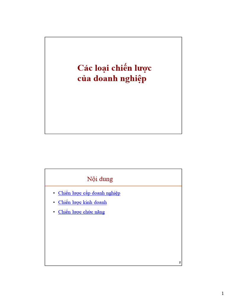 QTCL - 3TC-5-Cac Loai Chien Luoc-2 - Slide | PDF