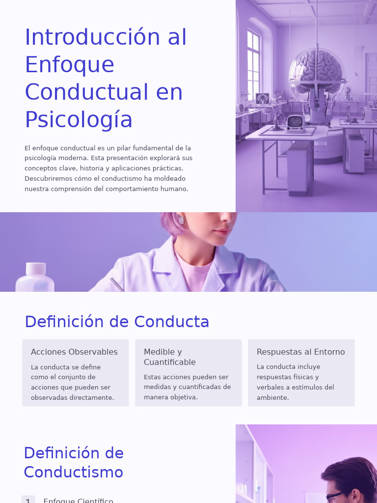 Enfoque Conductual en Psicología Moderna | PDF | Behaviorismo ...
