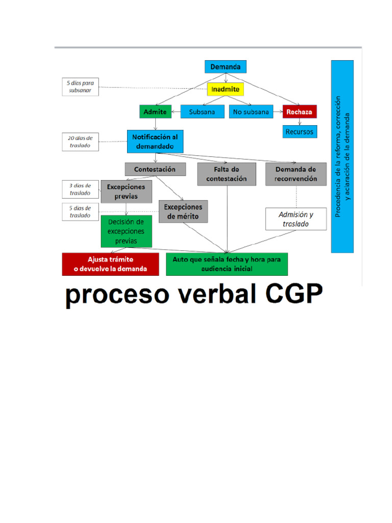 Resumen Proceso Verbal | PDF | Demanda judicial | Apelación