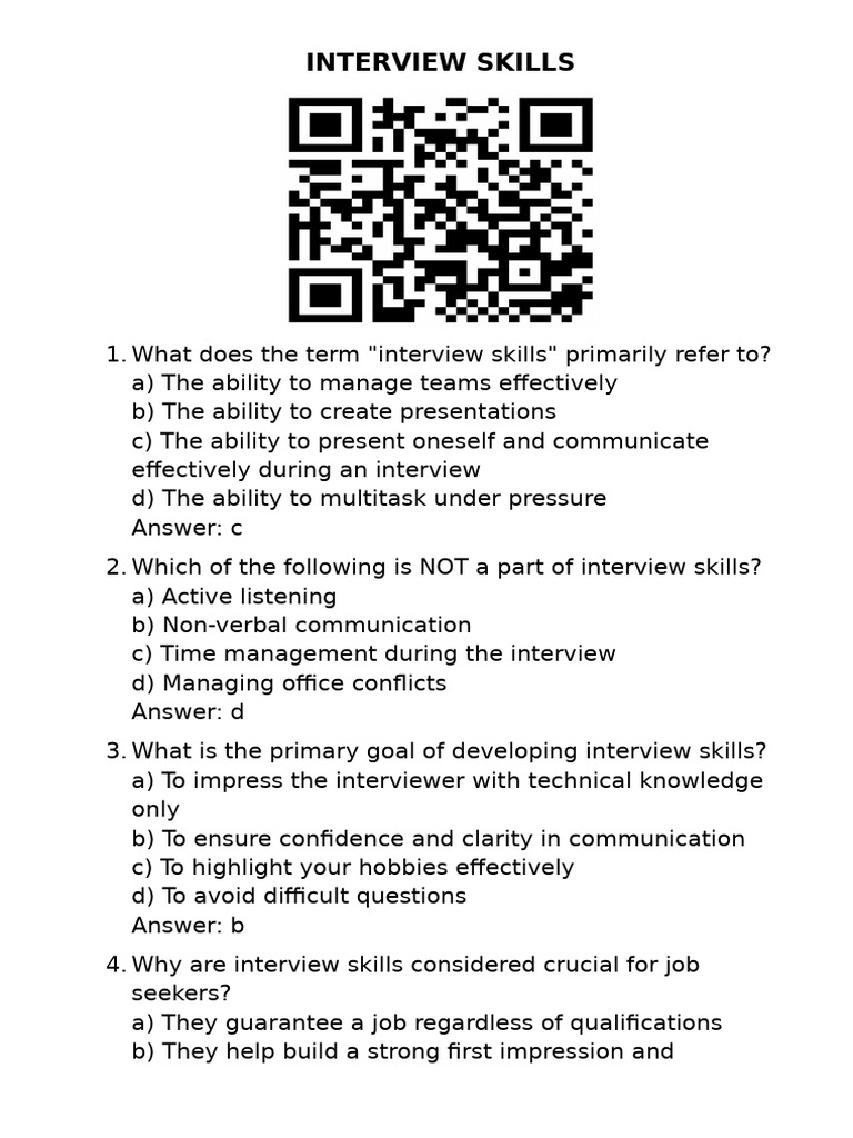 Interview Skills and Emotional Intelligence | PDF | Brainstorming | Résumé