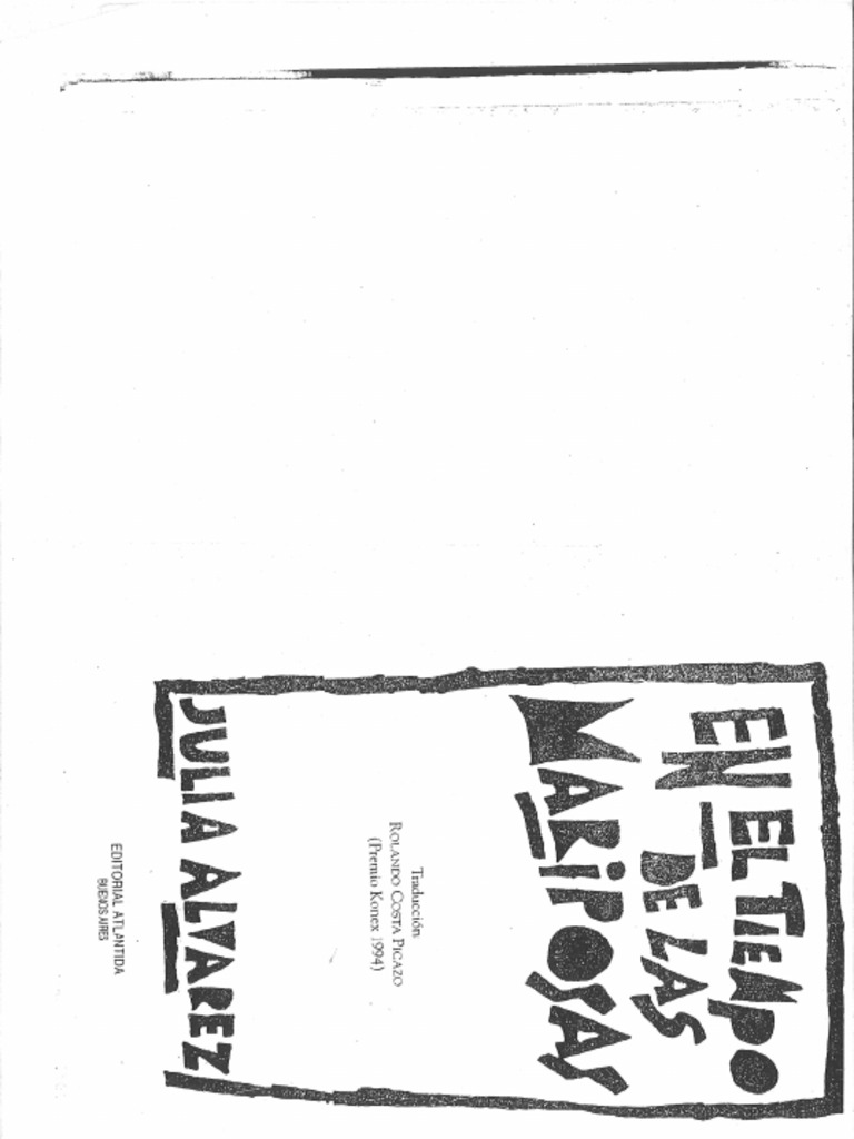 En El Tiempo de Las Mariposas | PDF