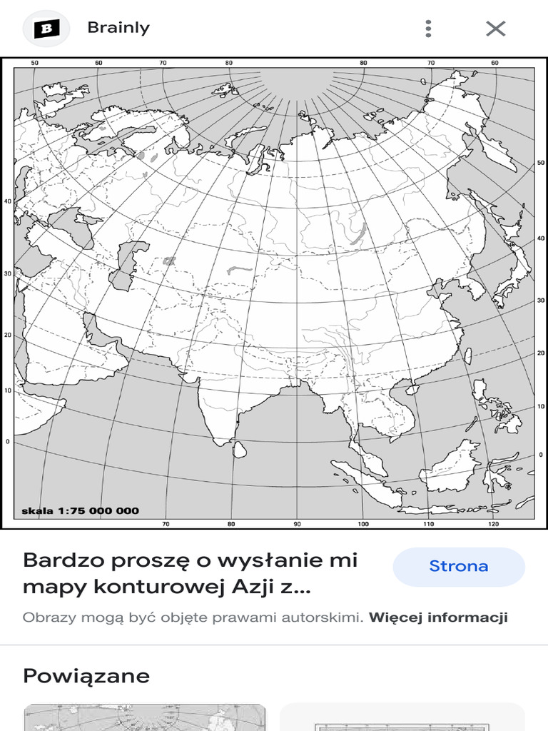 Mapa Konturowa Azji | PDF