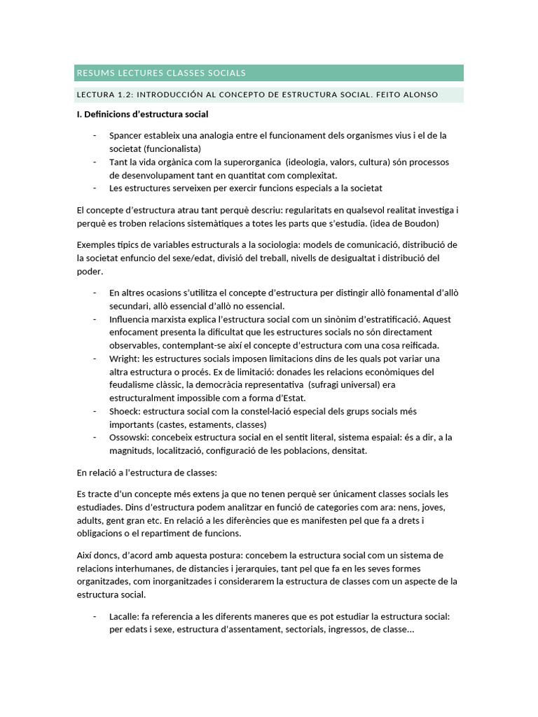 Resums Lectures | PDF