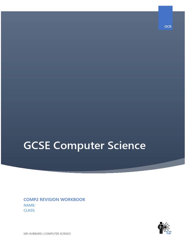 COMP2 GCSE Computer Science Revision Workbook | PDF | Byte | Algorithms