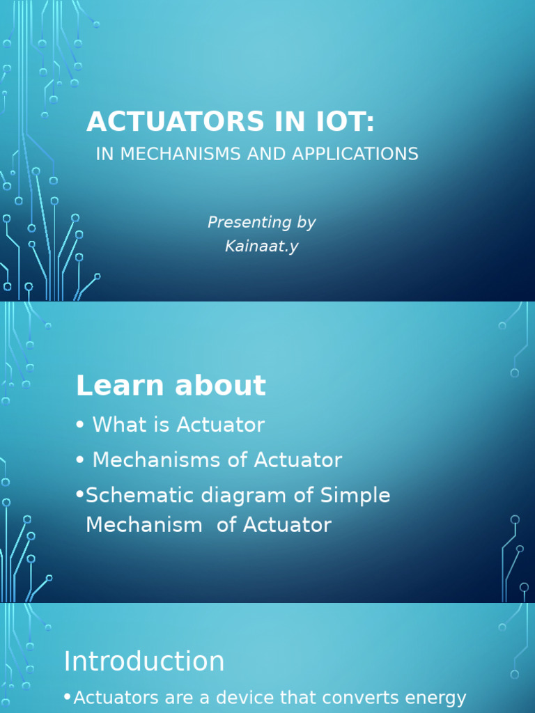 Actuator | PDF