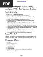 The Bus by Arun Kolatkar | PDF