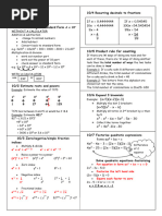 GED Mathematical Reasoning Formulas | PDF | Area | Triangle