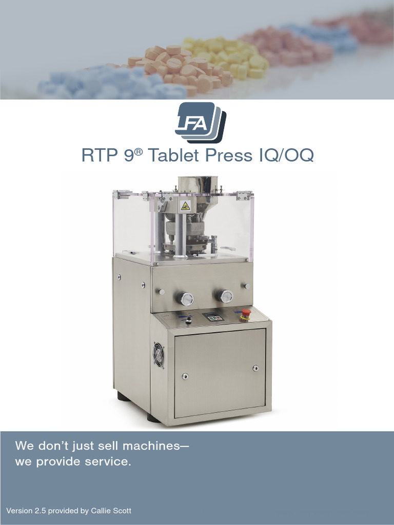 RT1 OQ IQ Document - Qualification - 2.5 | PDF | Verification And ...