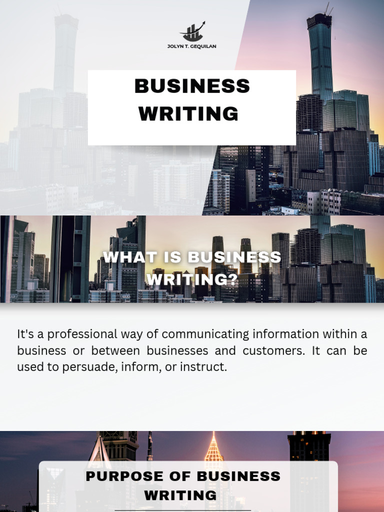 Business Writing | PDF