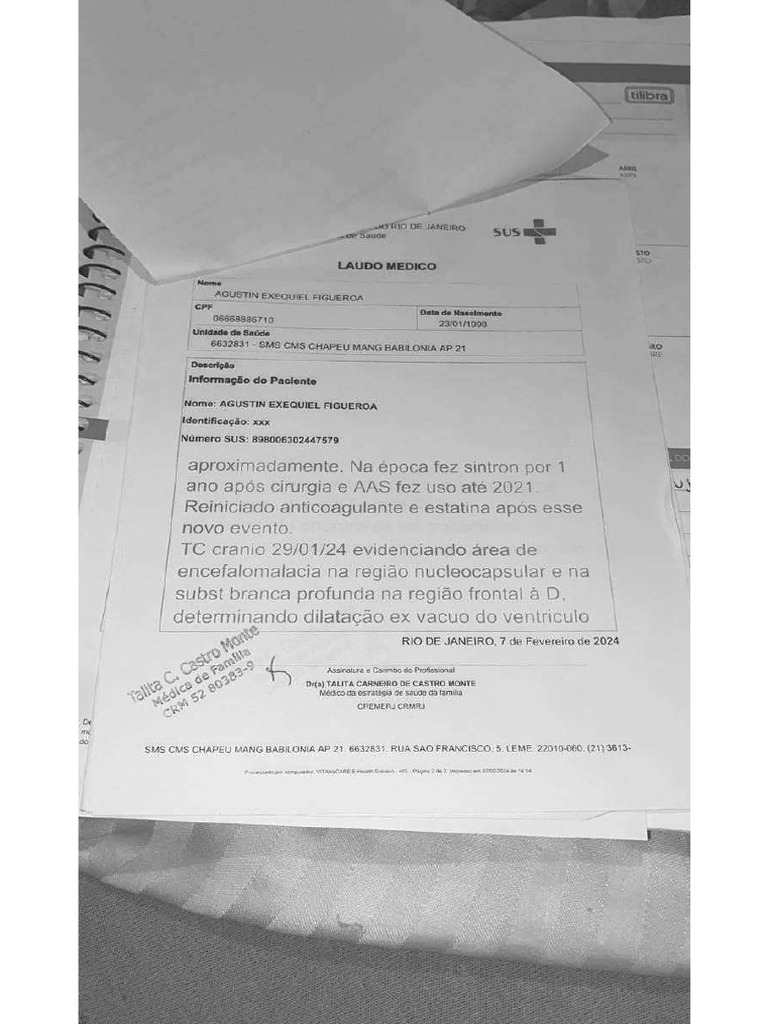 Laudo Médico 07.02.2024 | PDF