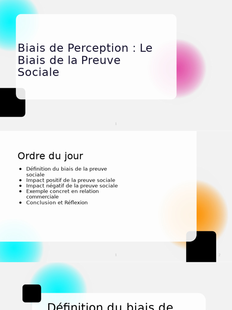 Le Bias de La Preuve Sociale | PDF | Consommateurs | Cognition