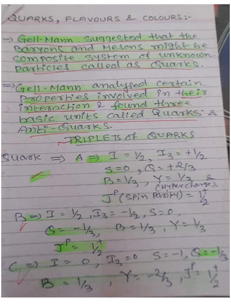 Quarks, Strange Particles | PDF