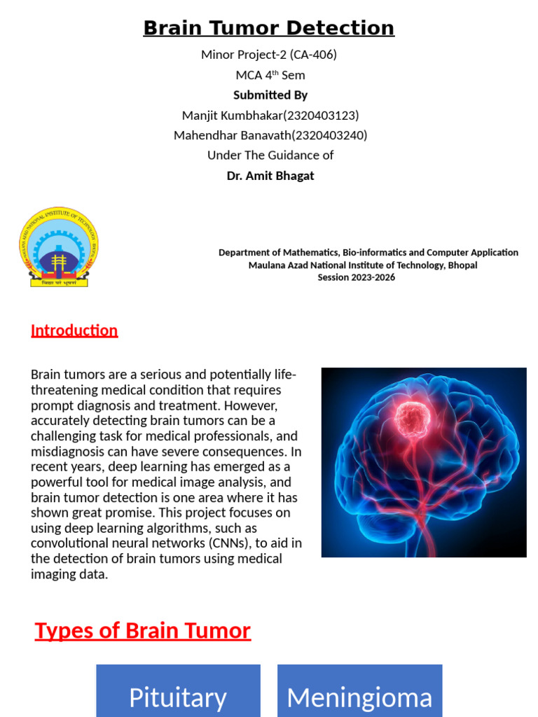 Brain Tumor Detection Final | PDF | Ct Scan | Deep Learning