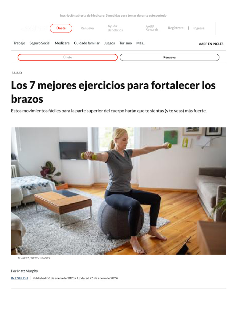 Mancuernas -Los mejores ejercicios para fortalecer tus brazos | PDF | Hombro | Entrenamiento de ...