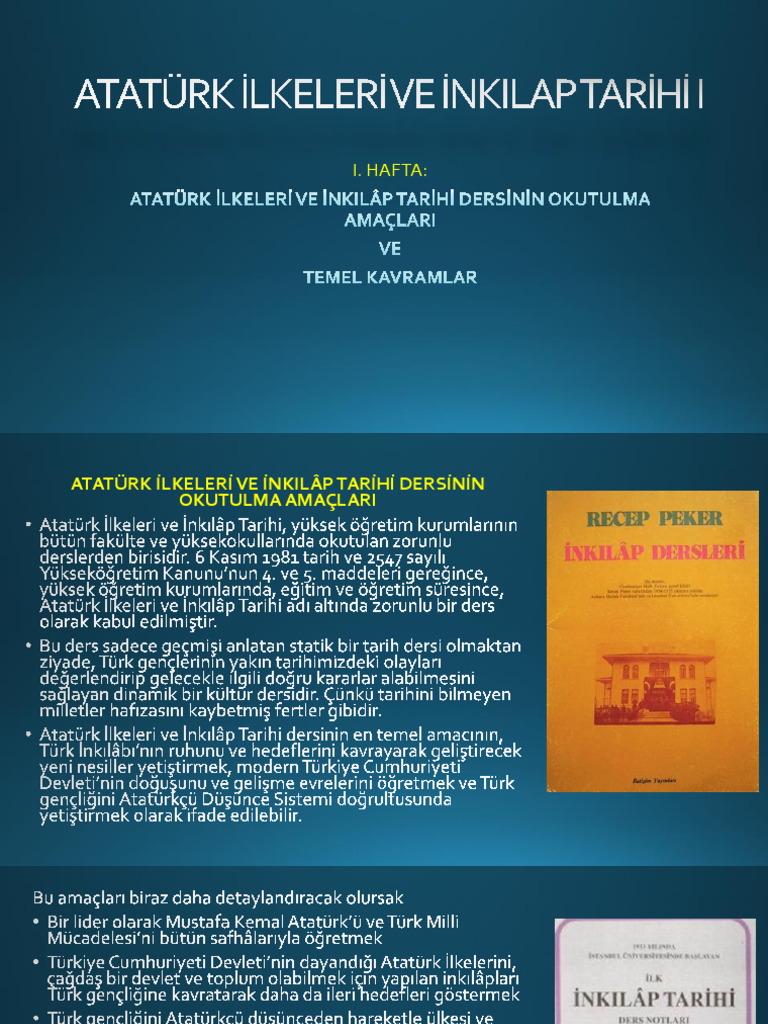 1. Hafta Kavramlar | PDF