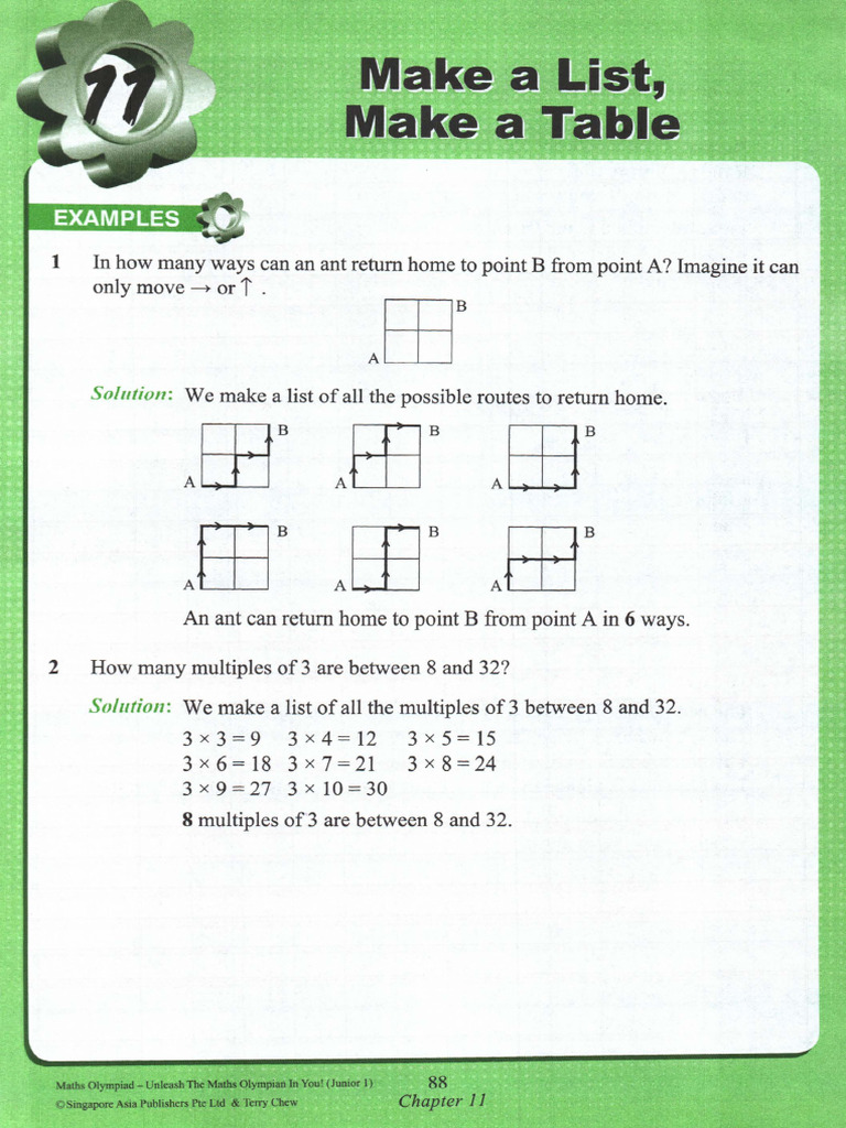 Math Olympiad Junior 1 Primary 1 and 2 Grade by Terry Chew - Part92 | PDF