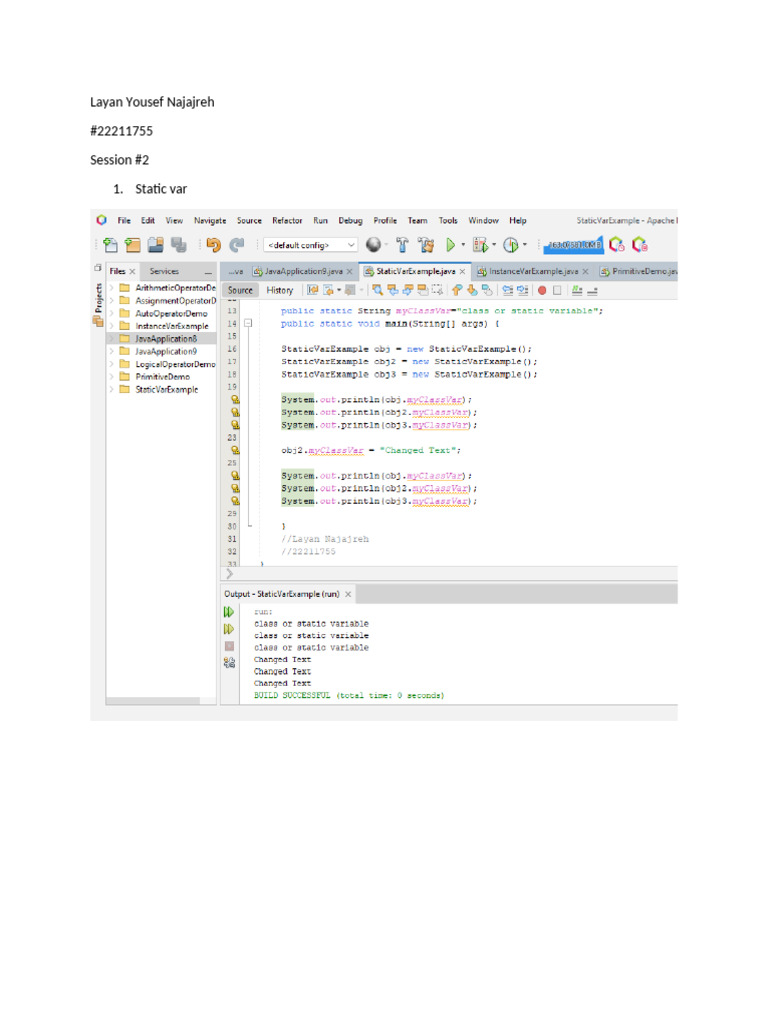 Session 2 Oop Lab | PDF