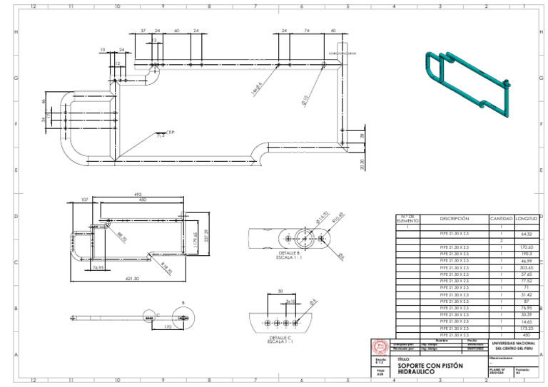 Base Estructural Silla | PDF