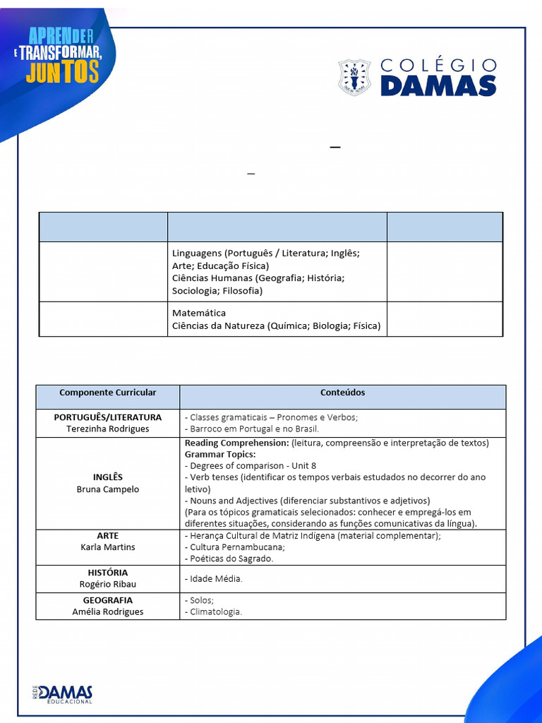 SIMULADO SSA 1 - Calendário e Conteúdos - AC2 - 3 Etapa | PDF | Física ...