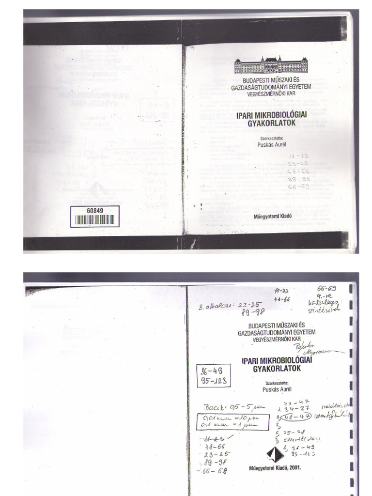 Ipari Mikrobiologiai Gyakorlatok | PDF
