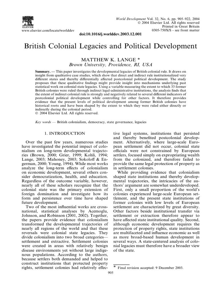 Colonialism-Direct and Indirect | PDF | Colonialism | Governance