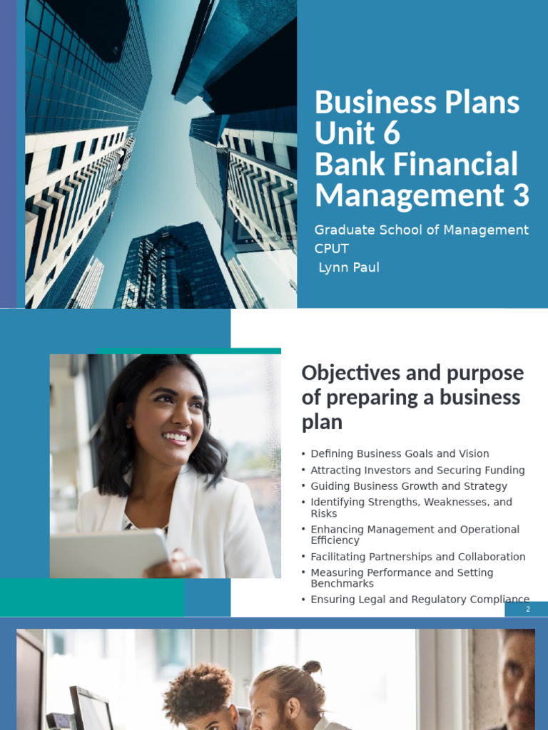 Bank Financial Management 3 BFM360S Business Plans | PDF | Business Plan | Business