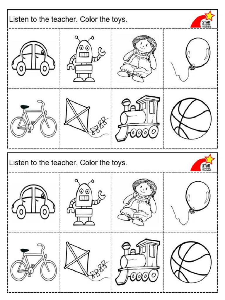 Toys Coloring | PDF