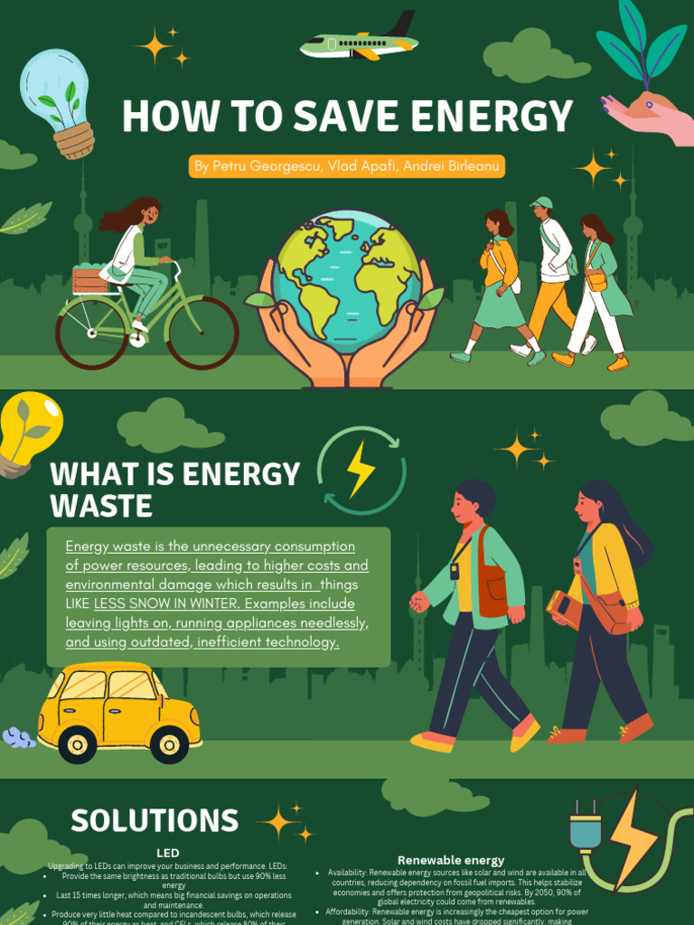 Effective Energy Saving Tips | PDF | Renewable Energy | Energy Development